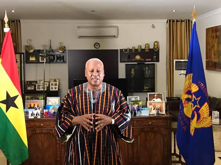 See Prez. Mahama's emotional New Year Message