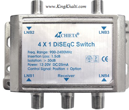 How to use DiSEqC switch in Receiver about and Types of discqc Tutorial ...