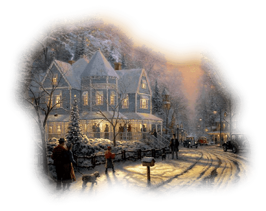 imagenes de paisajes para navidad, png transparente