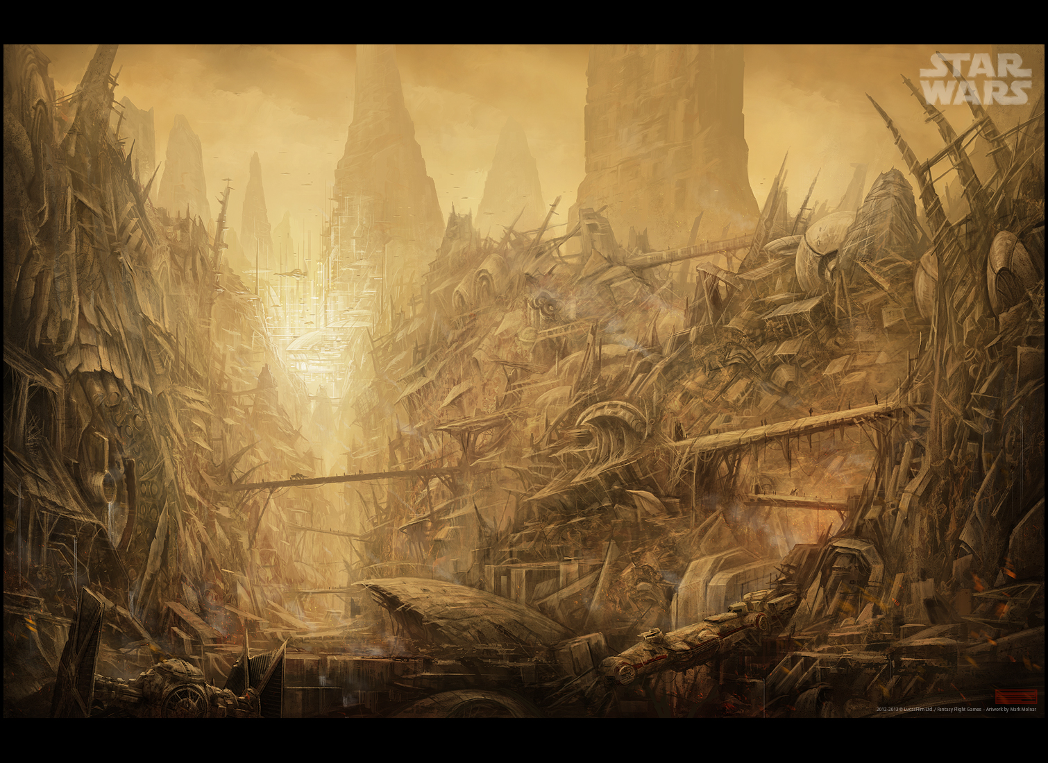 Wreckage Planet by Mark Molnar : r/ImaginaryWastelands