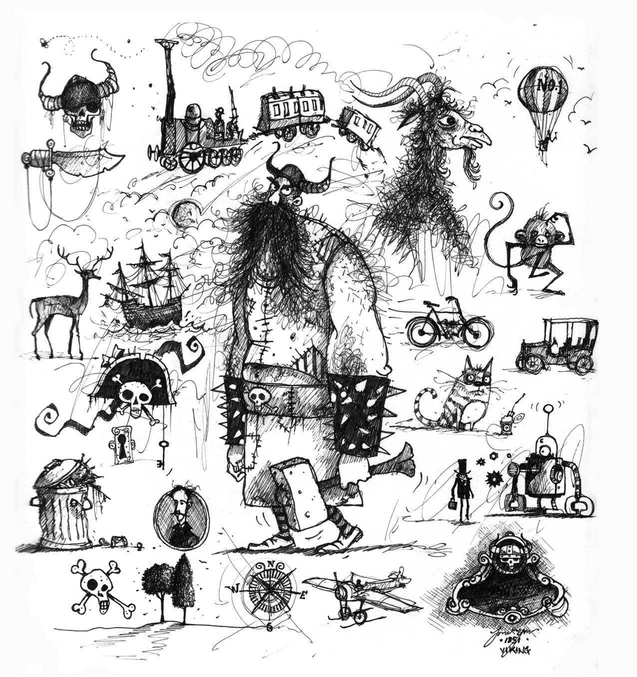 The Scribblemanic World of CHRIS MOULD: January 2013