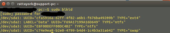 How to mount window (NTFS) disk on ubuntu Linux