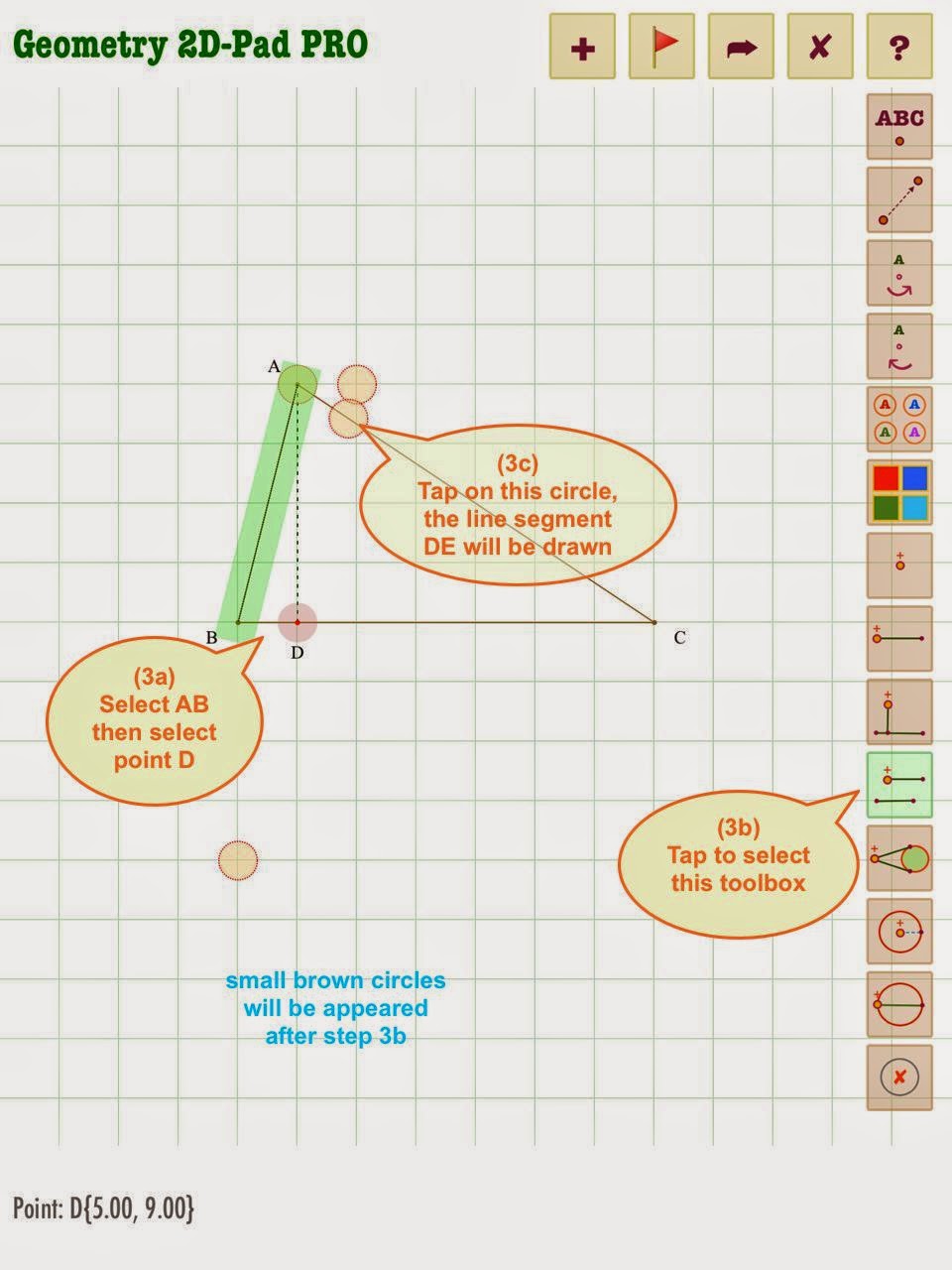 Maths: Geometry, Functions and Graphs: Geometry Pad-2D: Working with ...