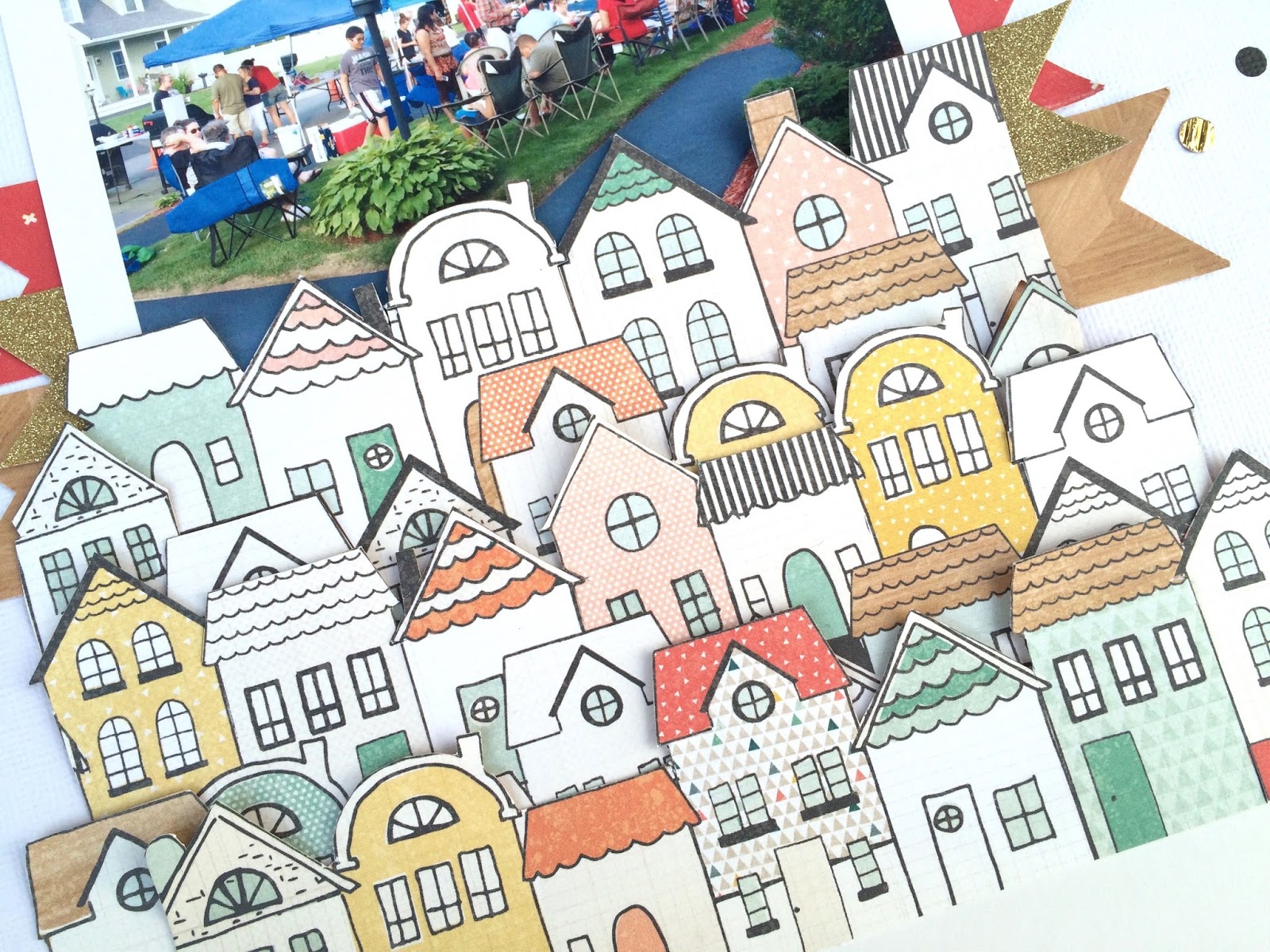 Lump, Bump and Clump!: 4th Block Party - Paper Camellia