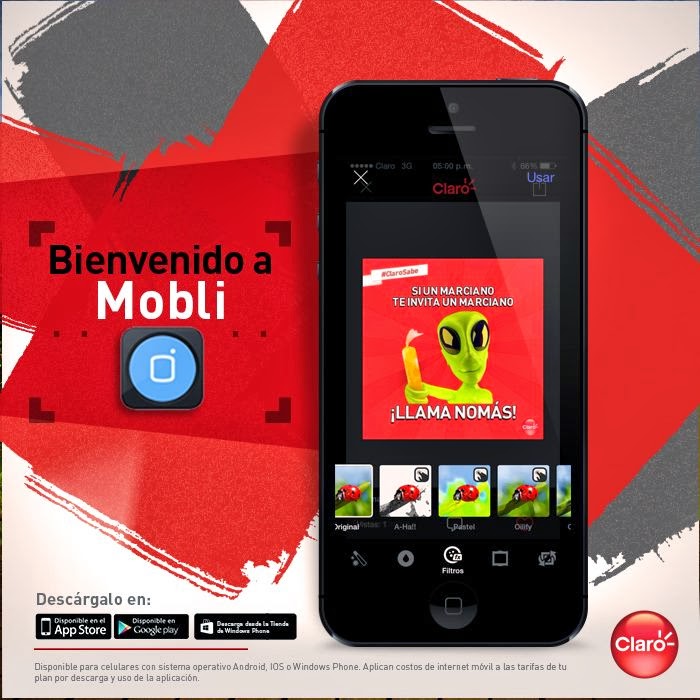 CLARO QUE TIENES MAS: Mobli una app a considerar