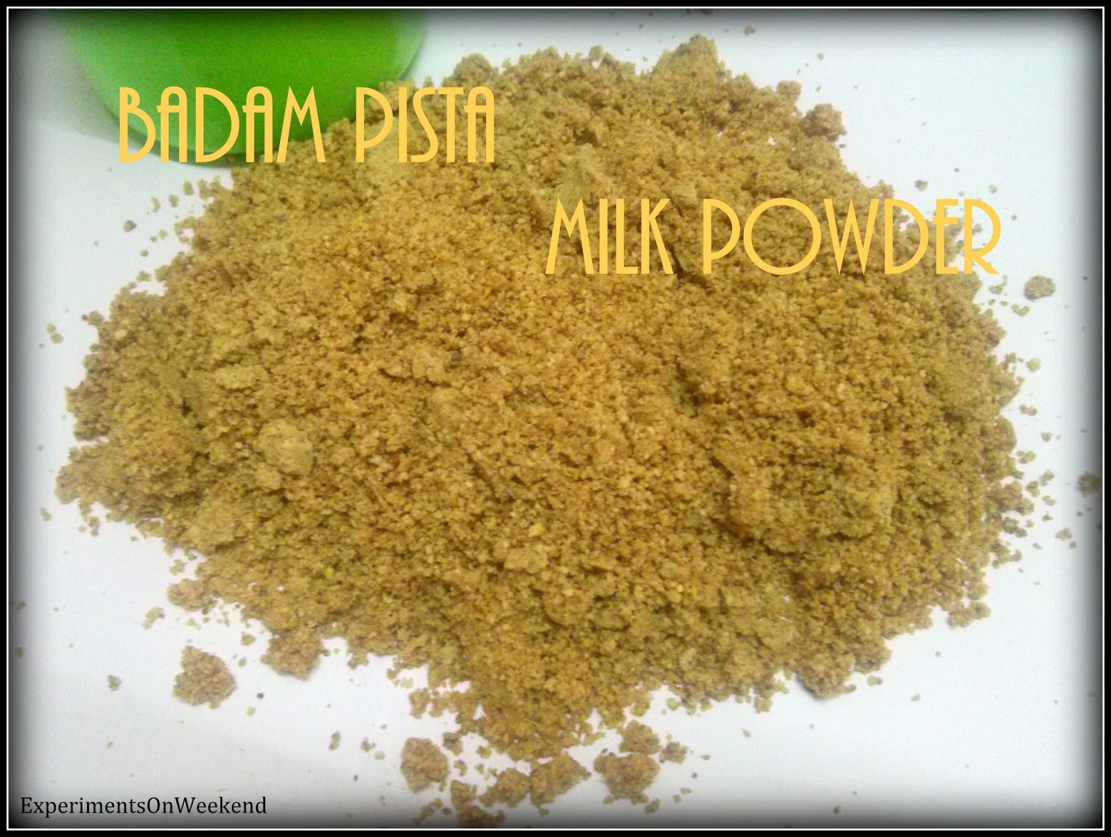 My Food Affairs: Badam Pista Milk Powder