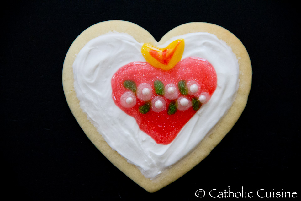 Catholic Cuisine: Sacred & Immaculate Heart Cookies