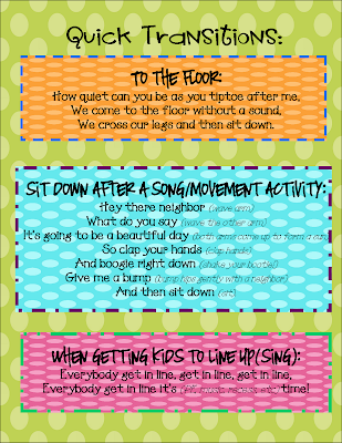 Inspired by Kindergarten: Transitions