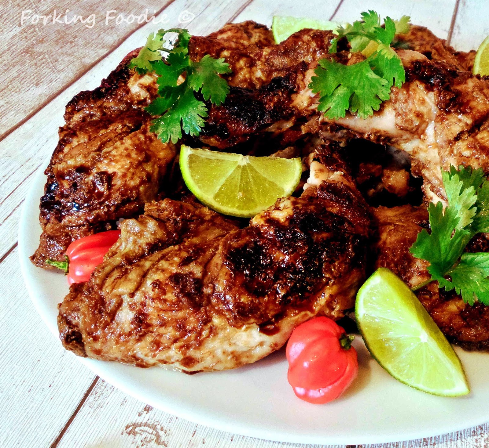 Forking Foodie: Jamaican Jerk Chicken (includes Thermomix instructions)