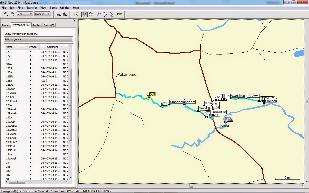 Konversi Data GPS ke Shp dengan Mapsource dan ArcGIS | Share to The World