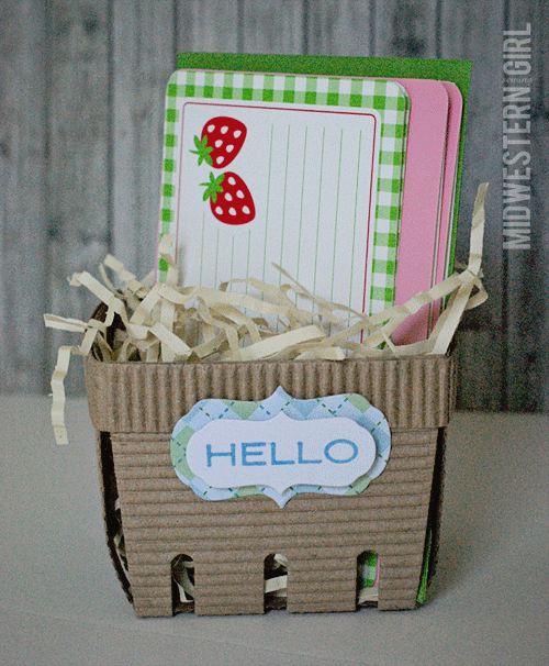 berry basket gift packaging...with @LifestyleCrafts | Midwestern Girl