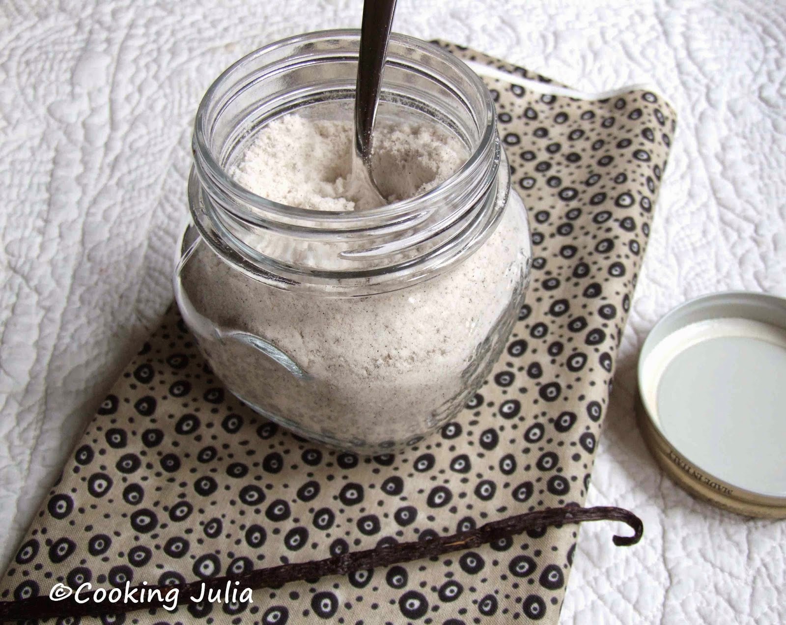 COOKING JULIA : SUCRE VANILLÉ MAISON