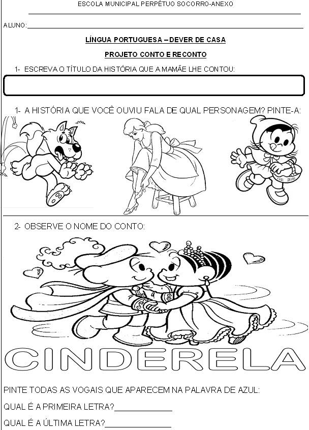 MUNDO ENCANTADO: ATIVIDADES COM CONTOS DE FADA - 1º ANO