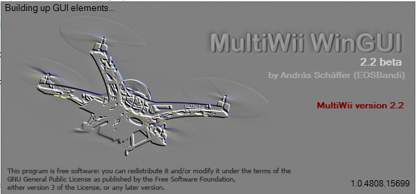 Flight Log: MultiWii 2.2, WinGUI 2.2