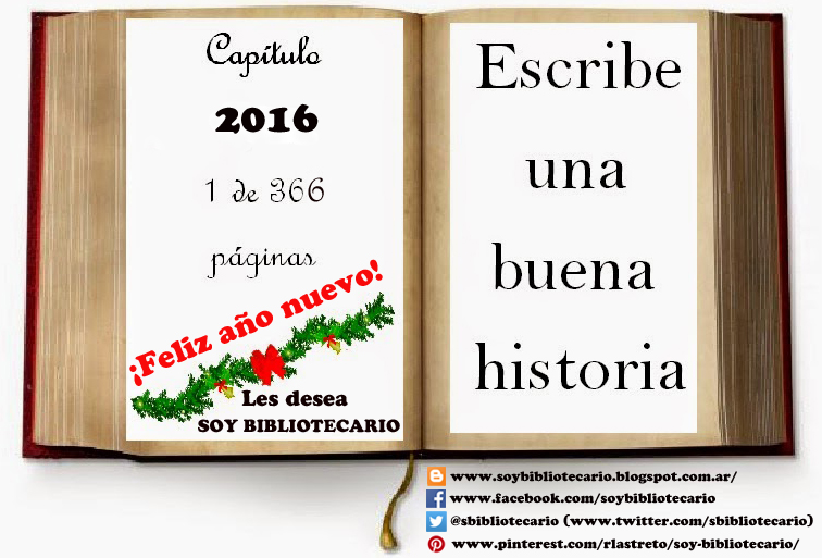 ¡Año nuevo: libros nuevos! ¡Feliz 2016! ¡A festejar!