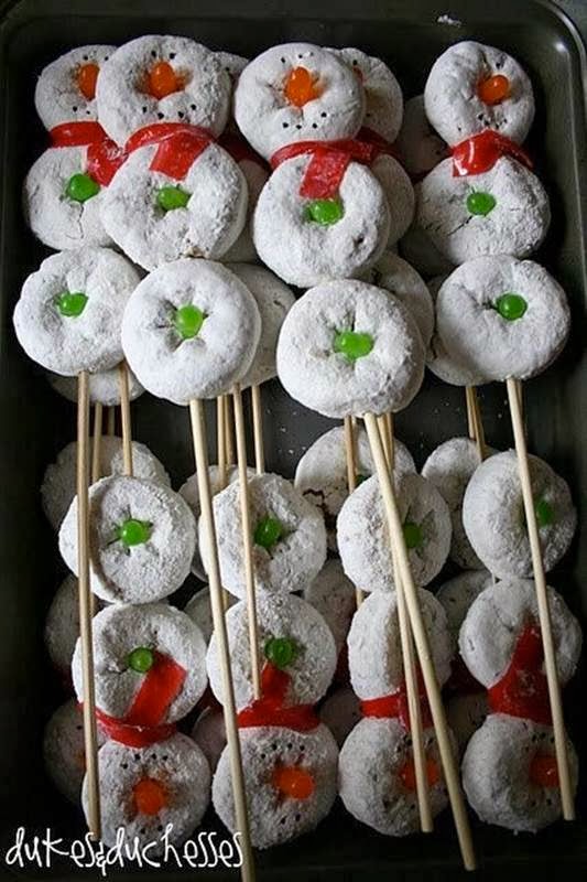 Life's a Bowl of Cherries: Let It Snow! Snowman Snacks