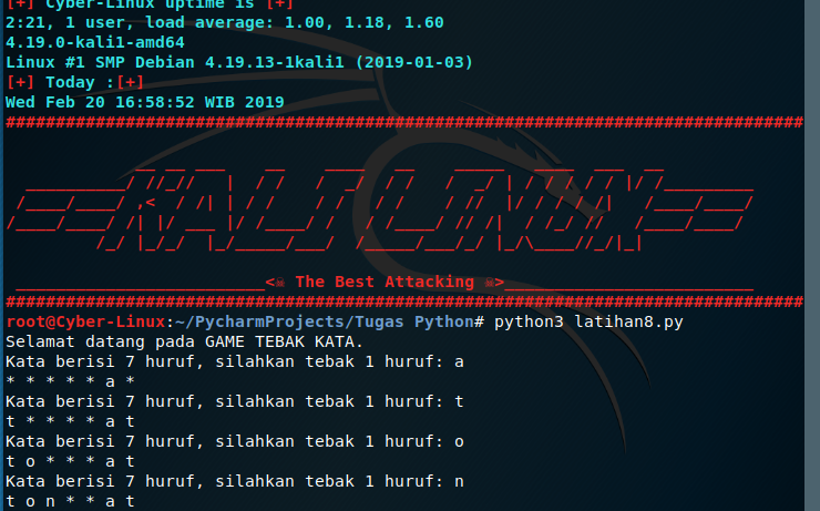 Cara Membuat Tebak Kata Python Terbaru