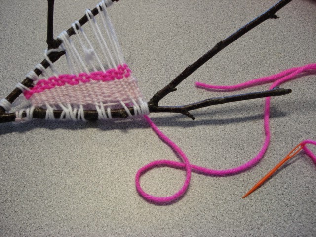 a faithful attempt: Twig Weaving