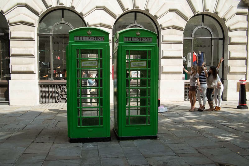 Fresh eyes on London: Green Telephone Boxes