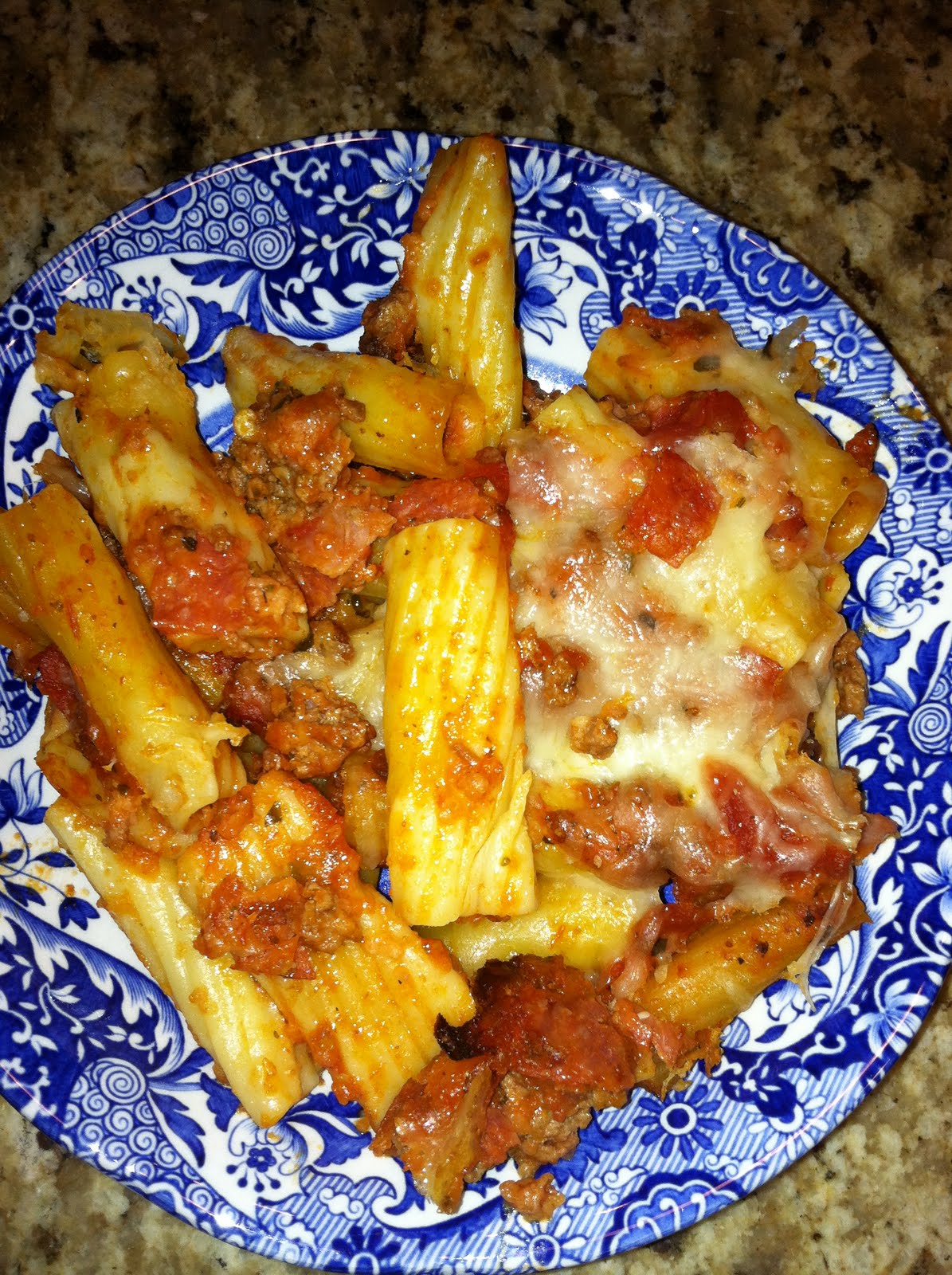 Long Way To Go Blog: Three Meat Spaghetti Pie