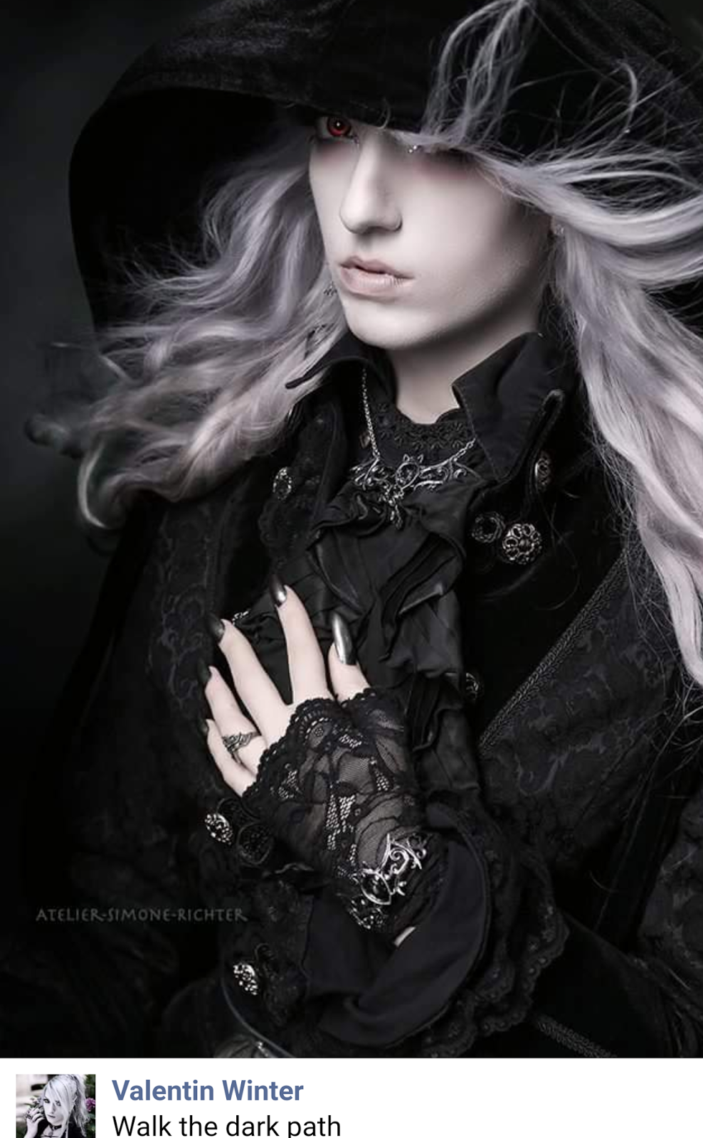 Icarus Rants: Gorgeous Goth - Valentin Winter