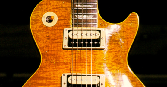 iconic guitar.com: Slash - Kris Deerig Les Paul Replica