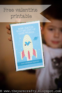 They Are Crafty: Out of this world Valentine