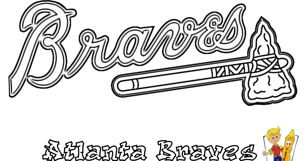 Atlanta Braves Coloring Book Coloring Pages
