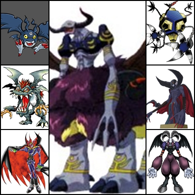 DemiDevimon Line Mephistomon ~ MEU×DIGIMON