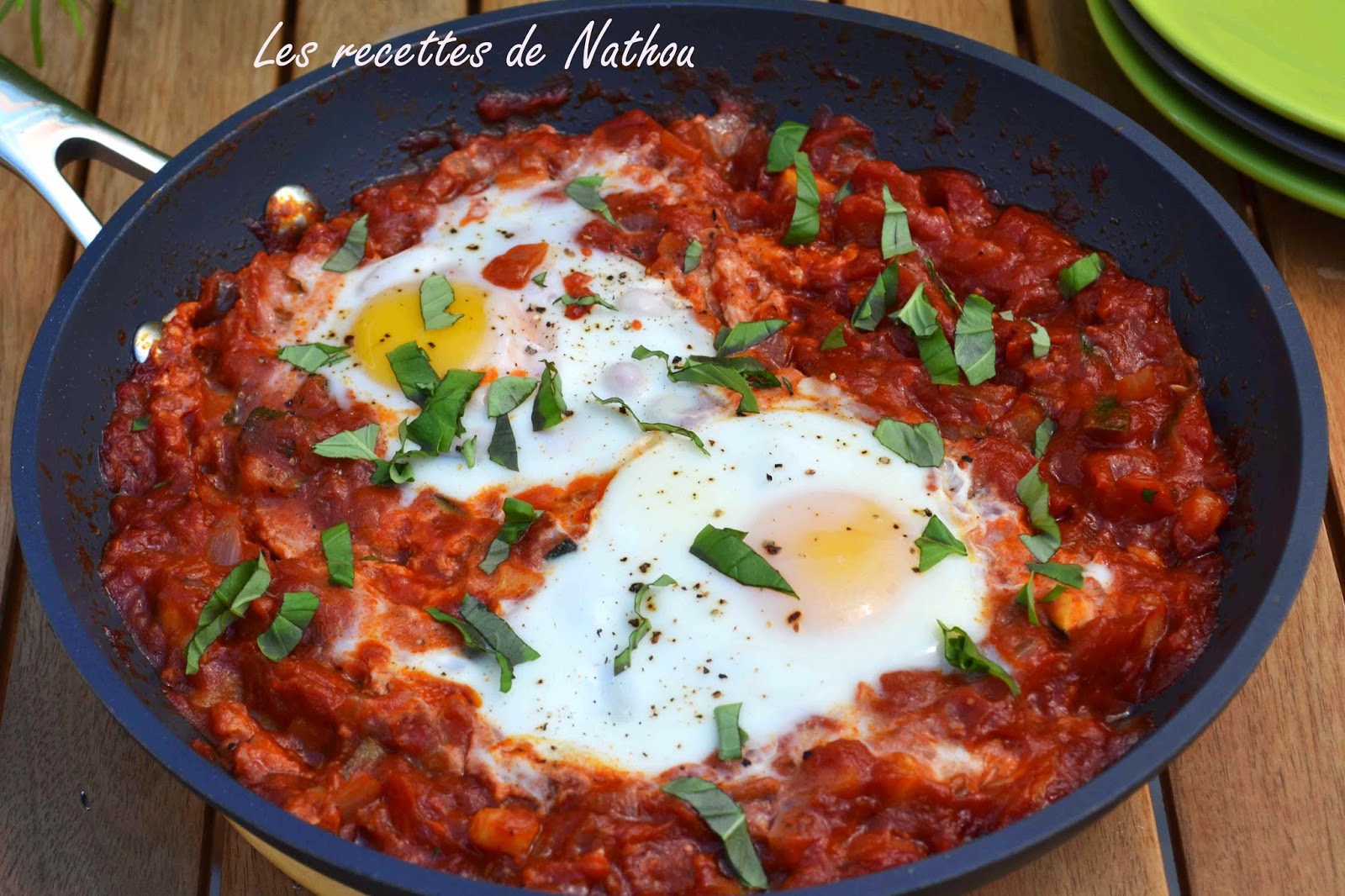 Ma cuisine au fil de mes idées...: Tchoutchouka aux oeufs