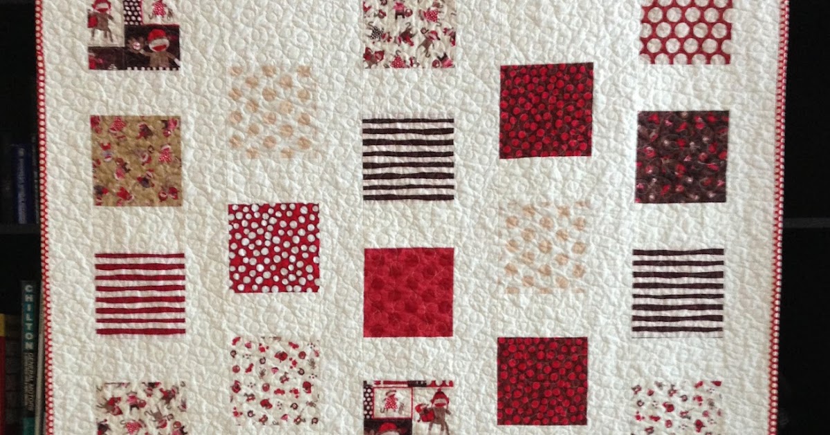crazy mom quilts: sock monkeys!