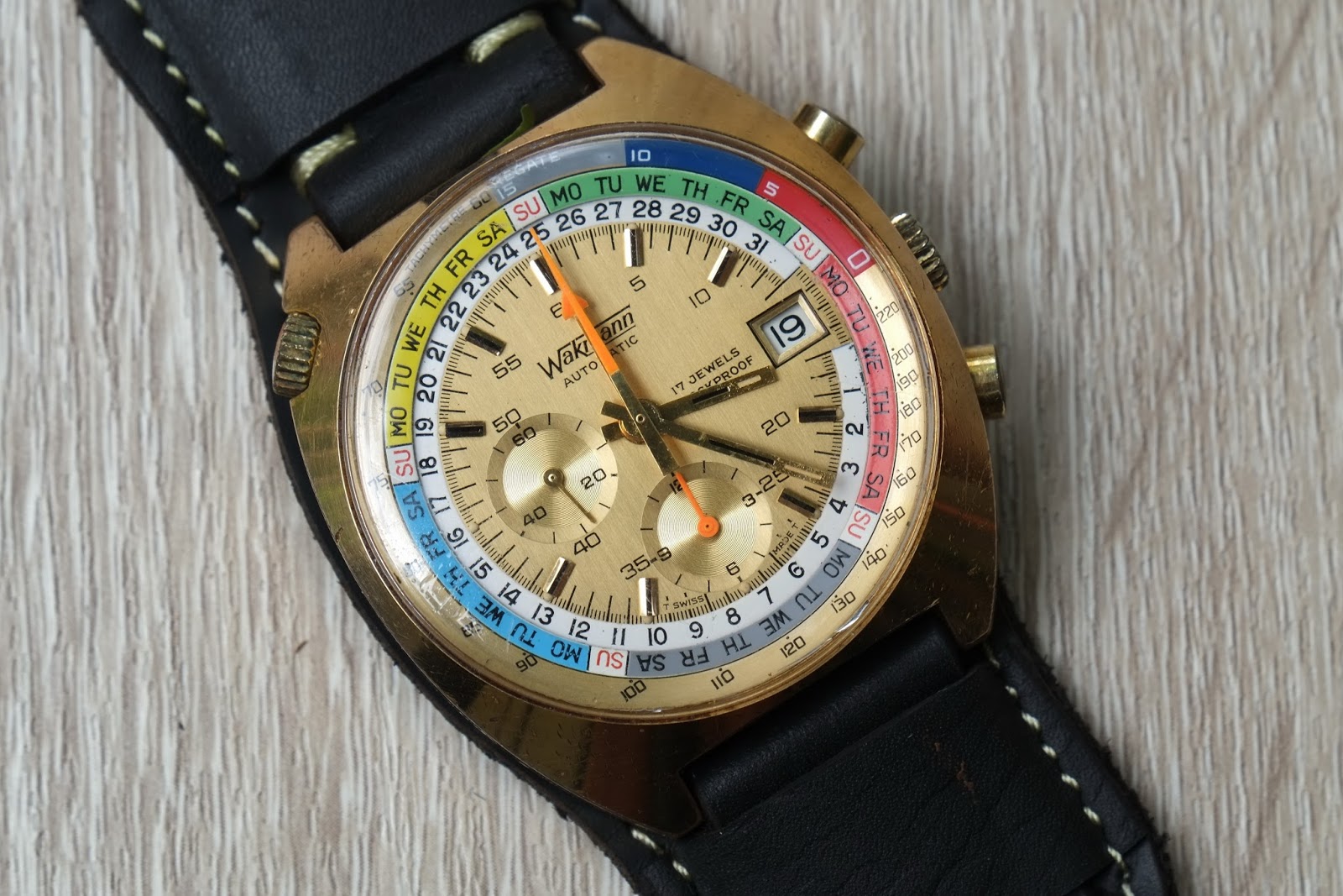 Watch Me And You: VINTAGE WAKMANN CHRONOGRAPH REGATTA
