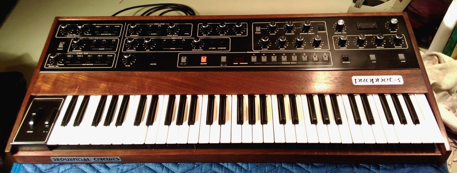 MATRIXSYNTH: Vintage Sequential Circuits Prophet 5 Rev2 SN 0486