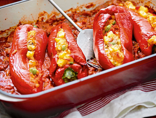 Mausihexe1: Gefüllte Spitzpaprika