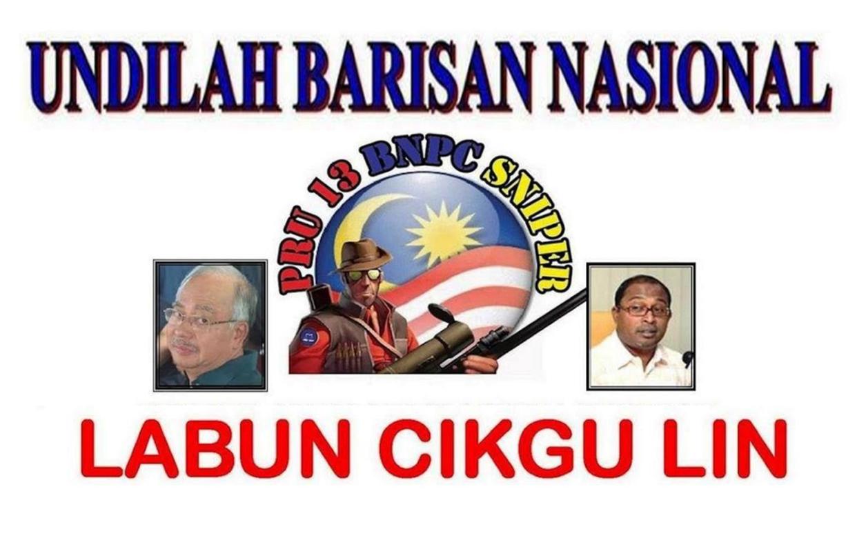 Labun Cikgu Lin: JIKA BN LETAK AJE "CALON BUKAN TEMPATAN", JAWAPANNYA ...