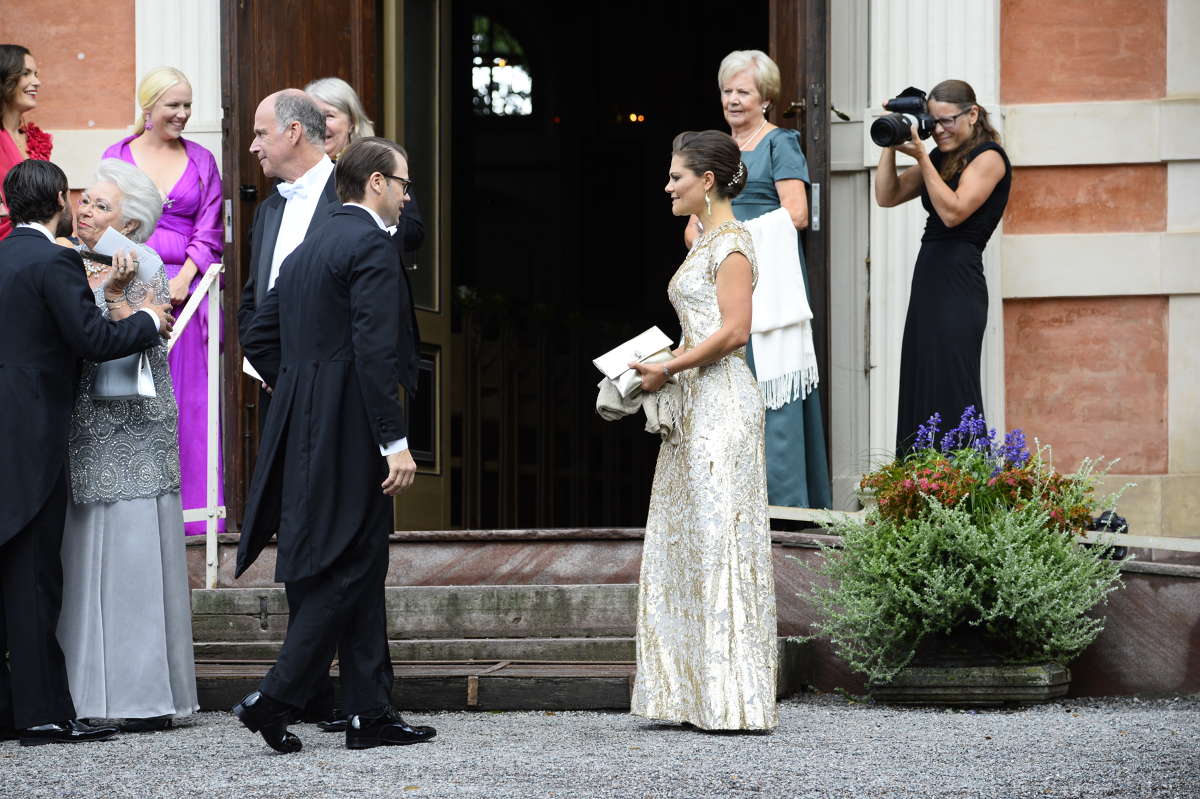 Swedish Royal Family Attends Wedding of Gustaf Magnuson