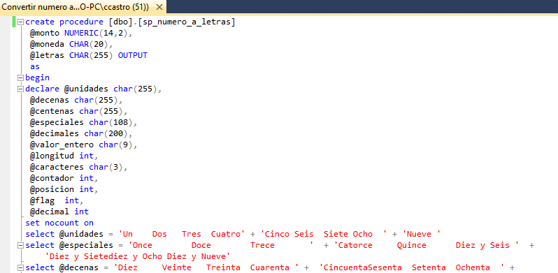 Programando con Visual Basic.Net 2019: Procedimiento almacenado para ...