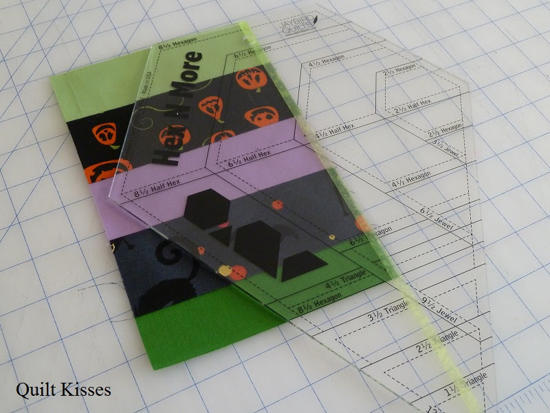 Quilt Kisses: Halloween Hex: A Finished Quilt