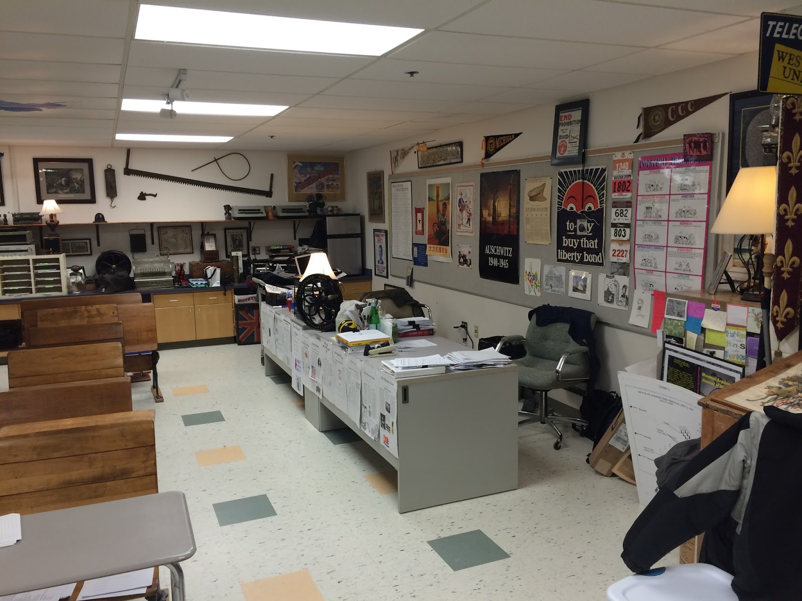 Life in a Typewriter Shop: A History Class With A Lot Of History In It.
