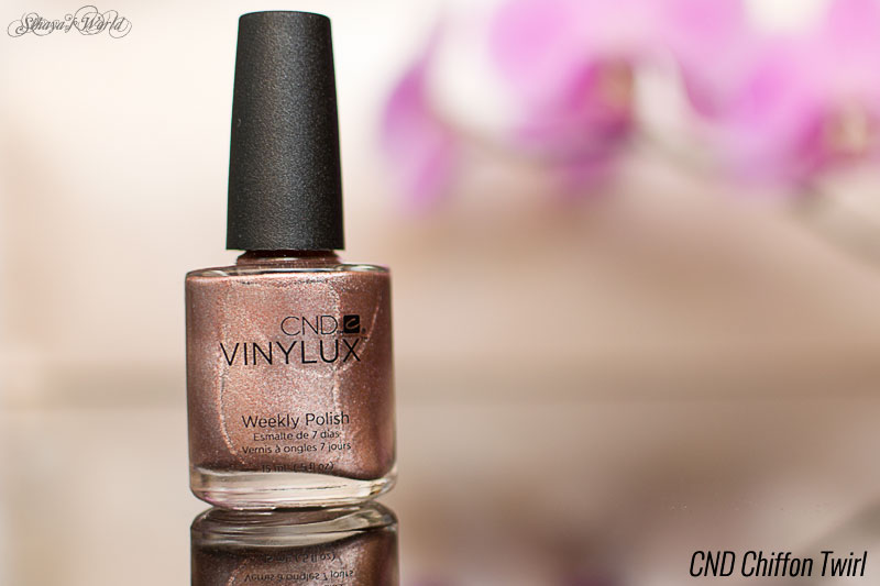 Oja rose gold: CND Chiffon Twirl | Sihaya's World