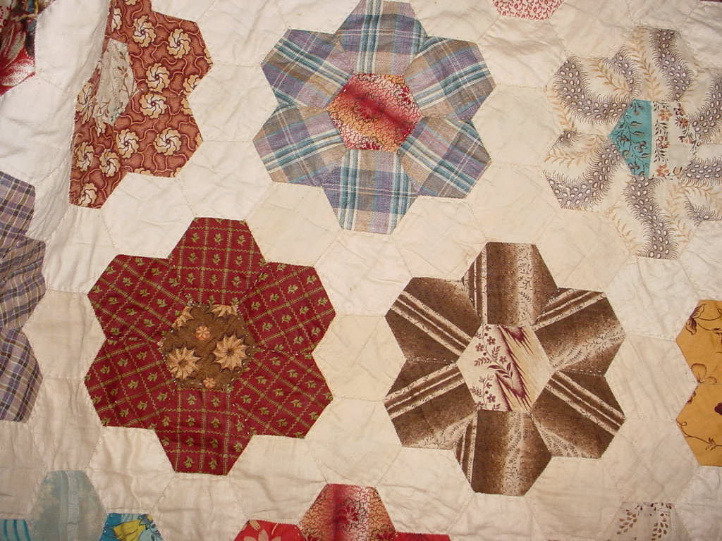 Busy Thimble: Elegant Geometry Hexagon Quilts