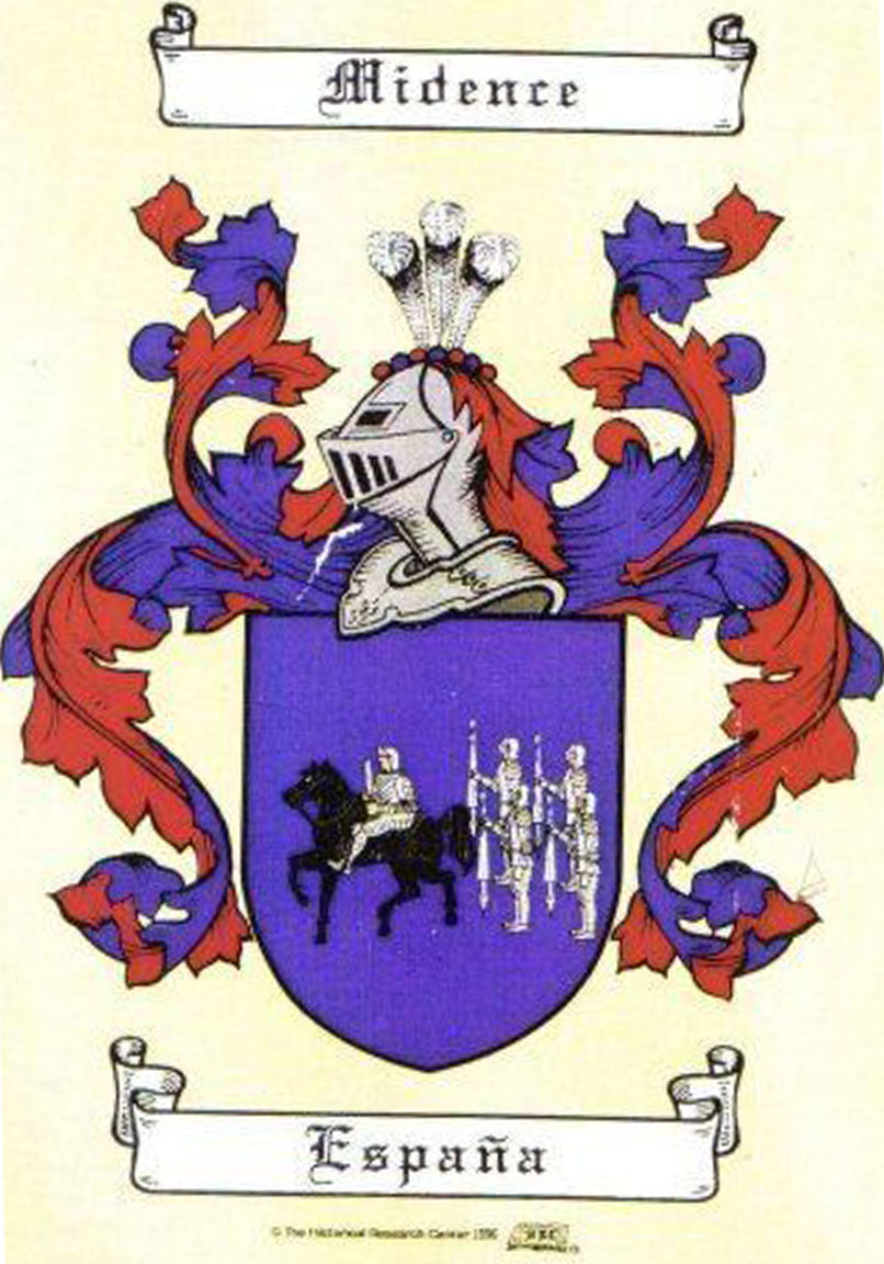 Midence... en el mundo: Escudo de Armas