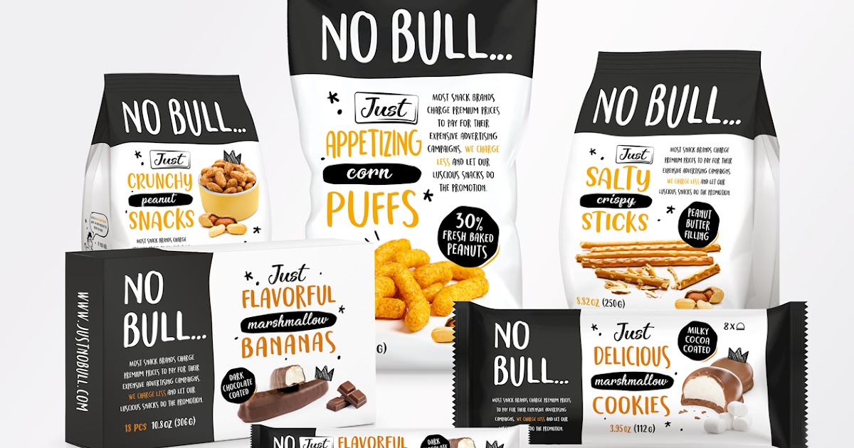 No Bull... Just Tasty Snacks on Packaging of the World - Creative ...