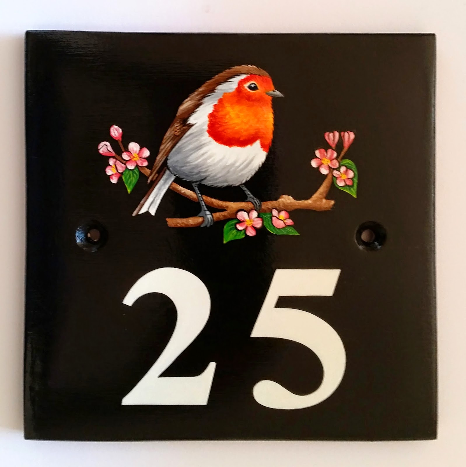 Hand Painted House Signs by Ceramic Art: House Signs Plaques Nameplates ...