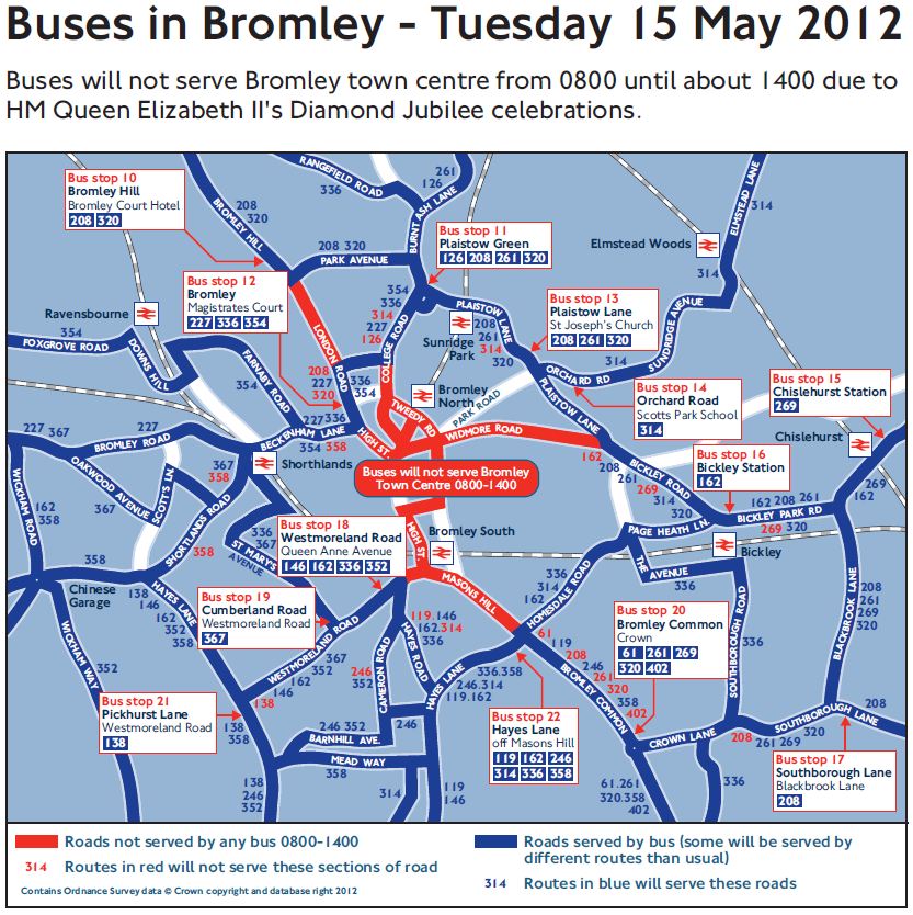 Links Estate Residents Association Link: Buses in Bromley Tuesday 15th May