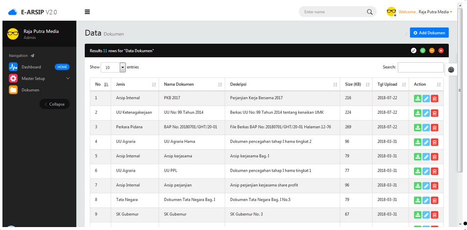 Program Aplikasi Arsip Digital Berbasis Web