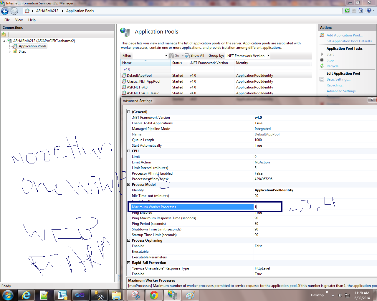 Dot Net Question And Answers Difference Between Application Pool And
