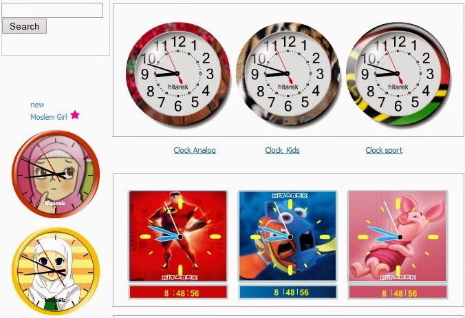 UMAT PILIHAN TUHAN : Kumpulan HTML / Script Widget Jam Lucu Unik Keren ...