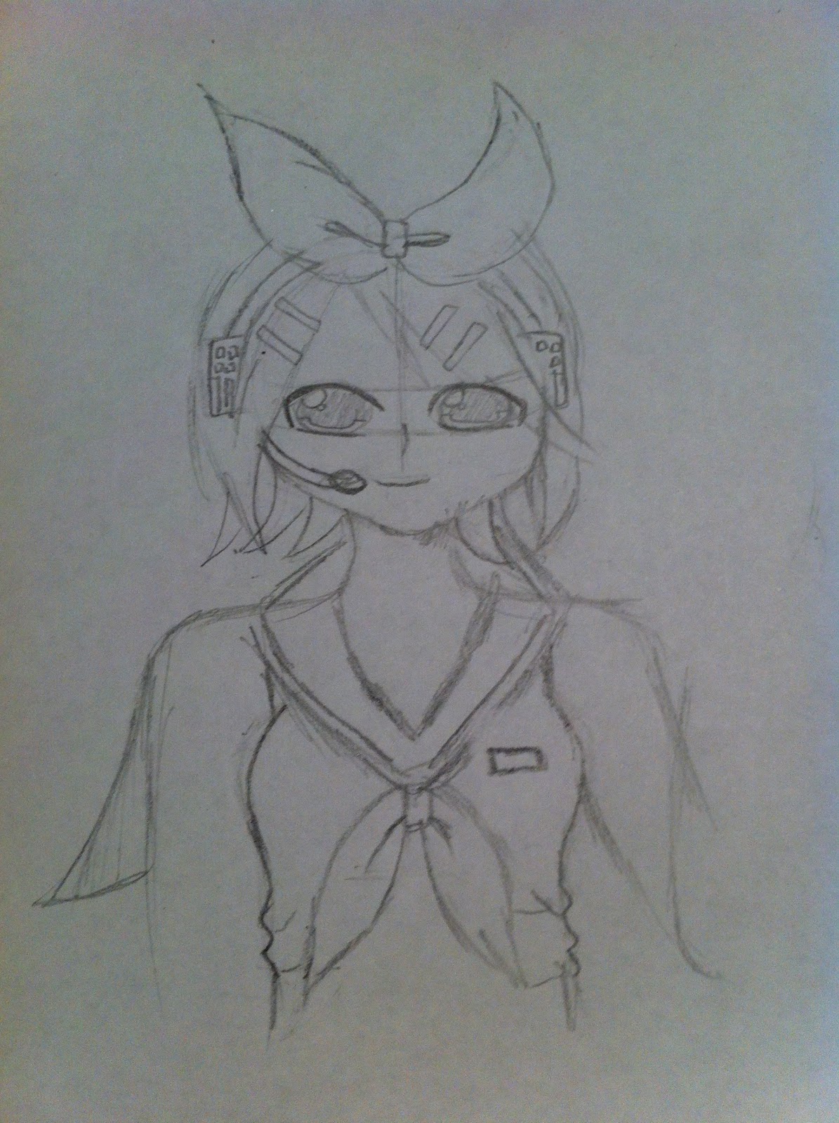 ChantelleLikesArt :): How to draw Rin kagamine
