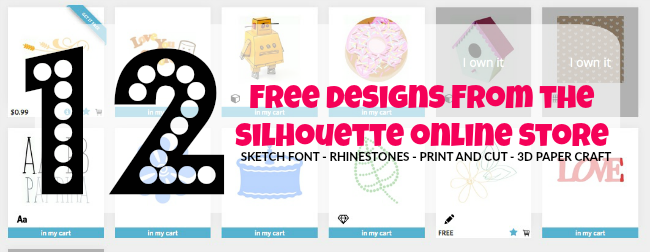 12 Free Silhouette Cut Files from the Silhouette Design Store (and how ...